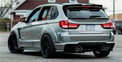 Cina Per BMW X5 X5M Wide-body Kit X5 X5M Upgraded RD Carbon Fiber Style Front and Rear Bumper Spoiler Hood Widebody Kit in vendita