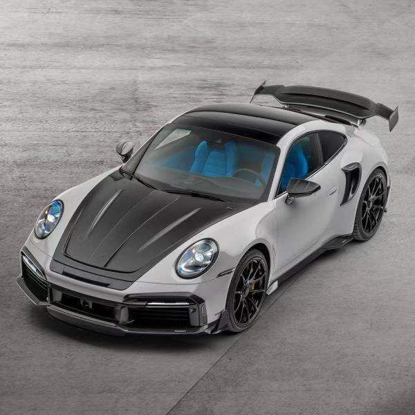 Quality 992 Turbo Porsche Body Kit Carbon Fiber MSY Style Diy Rear Bumper Spoiler Hood for sale