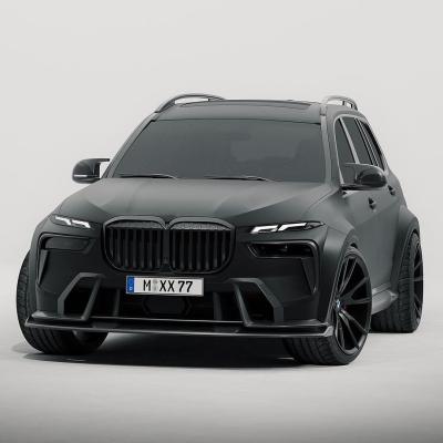 Cina Per la BMW X7 Kit corpo in fibra di carbonio X7 Kit corpo in fibra di carbonio diffusore della bocca anteriore spoiler cappuccio gonna laterale in vendita