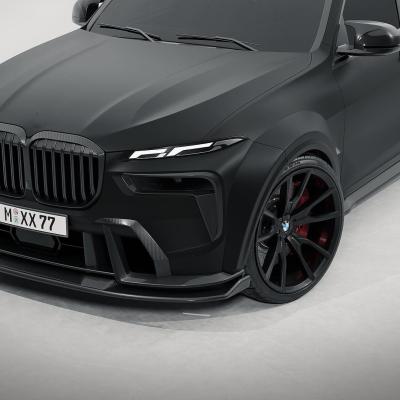 Cina Per la BMW X7 Kit corpo in fibra di carbonio X7 Kit corpo in fibra di carbonio diffusore della bocca anteriore spoiler cappuccio gonna laterale in vendita