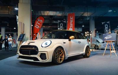 Cina Per BMW MINI Kit di corpo in fibra di carbonio MINI Upgrades ASP stile anteriore e posteriore paraurti abito laterale spoiler kit corpo largo in vendita