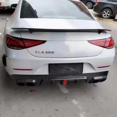 China Selling 2018-2022 for Mercedes CLS300 CLS350 W257 Carbon Fiber Body Kit CLS Carbon Fiber Front Scoop Spoiler Rear Diffuser for sale