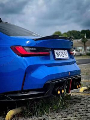Cina G82 M4 Bmw M4 Body Kit F82 Labbro anteriore G80 M3 gonne laterali Diffusore in fibra di carbonio in vendita