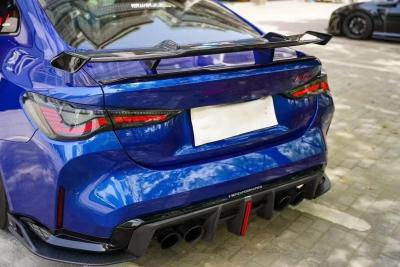 Cina G82 M4 Bmw M4 Body Kit F82 Labbro anteriore G80 M3 gonne laterali Diffusore in fibra di carbonio in vendita