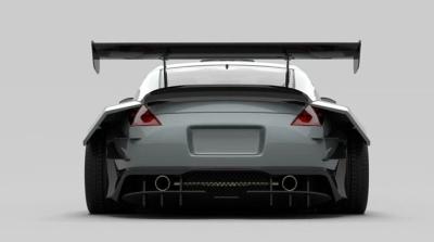 Cina Air Knife FRP Nissan 350z Wide Body Kit Side Skirts OEM Front And Rear Bumper in vendita