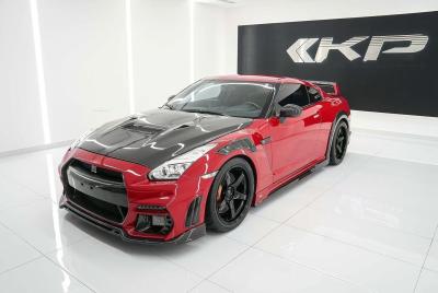 Cina GTR R35 Nissan Body Kit Fibra di carbonio KP Stile Bumper Spoiler Front Widebody Kit in vendita