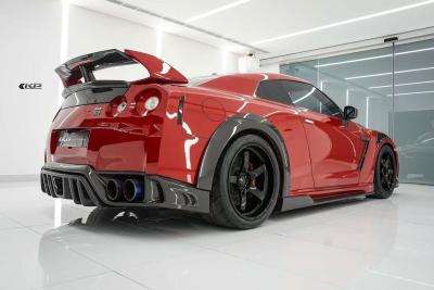 Cina GTR R35 Nissan Body Kit Fibra di carbonio KP Stile Bumper Spoiler Front Widebody Kit in vendita