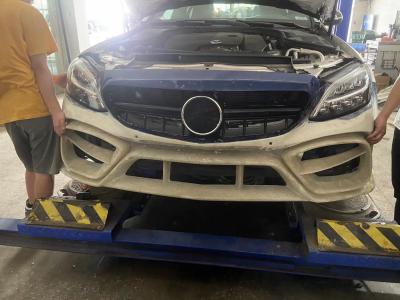 China Auto Parts for Mercedes W205 C180 C260 C300 Body Kit W205 C180 C260 C300 Upgraded IMP Style Front Bumper Body Kit for sale
