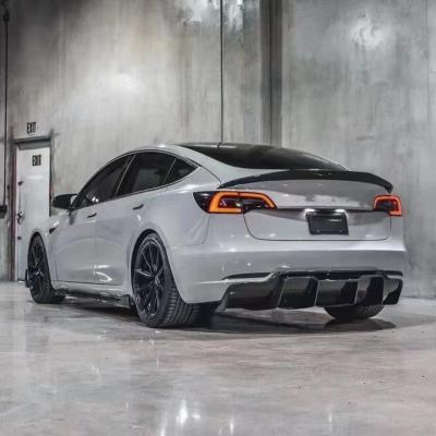 Κίνα 2017 - 2019 ΜΟΔΕΛ 3 ΚΟΣΙΟ ΚΙΤ Tesla Μπροστά φτυάρι πίσω διαχέτης σπόιλερ 180mm προς πώληση