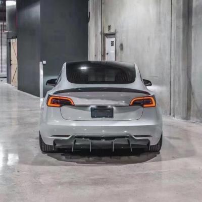 Κίνα 2017 - 2019 ΜΟΔΕΛ 3 ΚΟΣΙΟ ΚΙΤ Tesla Μπροστά φτυάρι πίσω διαχέτης σπόιλερ 180mm προς πώληση