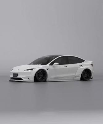 Китай 2020- Tesla Body Kit Резиновое волокно LB Style Tesla Model 3 Спойлер Передний губный диффузор продается