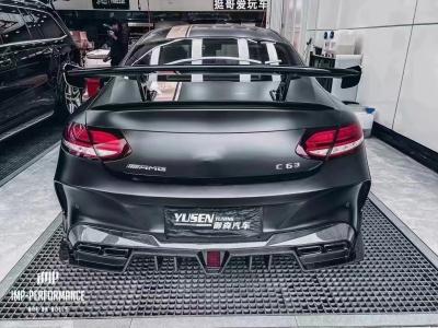 China Auto Parts for Mercedes C63 C63S Coupe Body Kit C63 C63S Coupe Upgraded IMP Style Front and Rear Bumper Spoiler Body Kit for sale