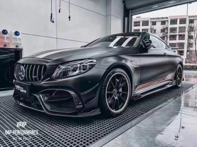China Auto Parts for Mercedes C63 C63S Coupe Body Kit C63 C63S Coupe Upgraded IMP Style Front and Rear Bumper Spoiler Body Kit for sale
