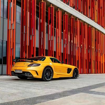Cina Per Mercedes SLS R197 Carbon Fiber Body Kit SLS Upgrades Serie Nera Stile Anteriore e Rear Bumper Spoiler Hood in vendita