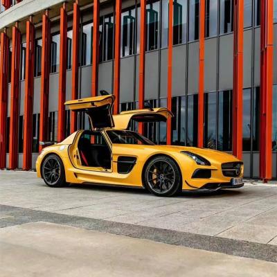 Cina Per Mercedes SLS R197 Carbon Fiber Body Kit SLS Upgrades Serie Nera Stile Anteriore e Rear Bumper Spoiler Hood in vendita