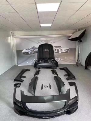 Cina Per Mercedes SLS R197 Carbon Fiber Body Kit SLS Upgrades Serie Nera Stile Anteriore e Rear Bumper Spoiler Hood in vendita