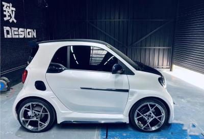 Cina Per la Mercedes SMART Kit corpo in fibra di carbonio SMART aggiornamenti kit in fibra di carbonio in stile MSY spoiler diffusore labiale anteriore widebody in vendita