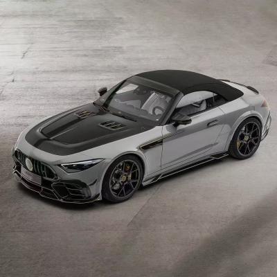 Cina per Mercedes SL63 Kit corpo in fibra di carbonio SL63 Modernizzato stile MSY diffusore labiale anteriore in fibra di carbonio Kit widebody spoiler in vendita