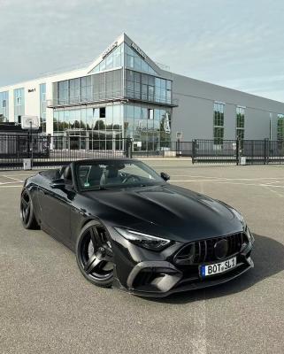 Cina SL63 Mercedes Benz SL Body Kit 2015 - 2016 BS Style Hood Spoiler Diffusore labiale frontale in vendita