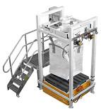 China Vertical Jumbo Bag Filling Machine Fertilizer / Feed Bagger 220V - 380V for sale
