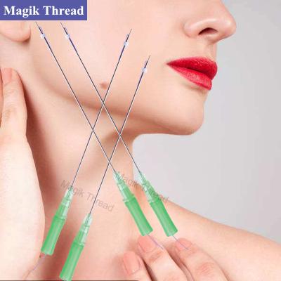 China L Blunt cannula pdo thread lift korea cog 4d barb lifting thread for embedding therapy for sale
