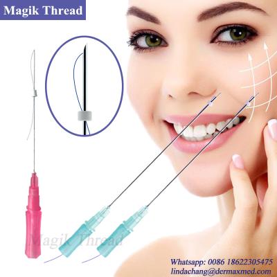 China Hot selling pdo threads Cara PDO hilo face pdo thread lift Mono 27G 50mm for sale