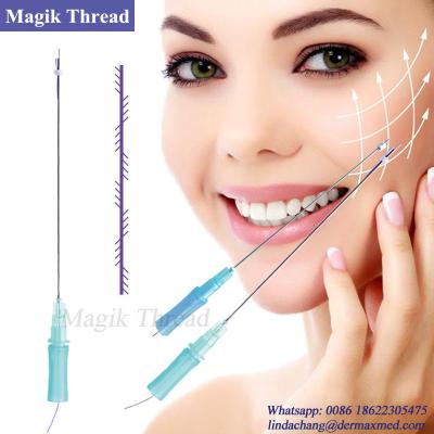 China Absorbable face pdo cog lifting threads lift korea for facial beauty for sale