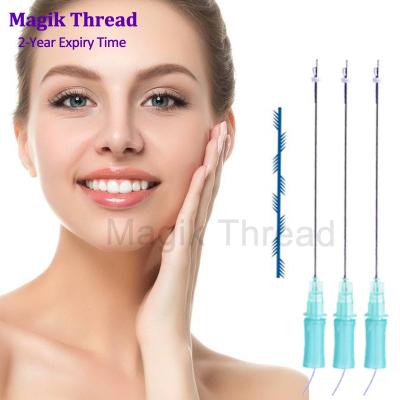 China Absorbable Manufacturer Skin Care Mono pdo thread With Low Price Mono/Tornado/Screw/Cog/Blunt Cannula for sale