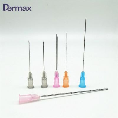 China Blunt Tip Micro Cannula Needle 27G for HA FILLER Micro blunt Cannula needles for sale
