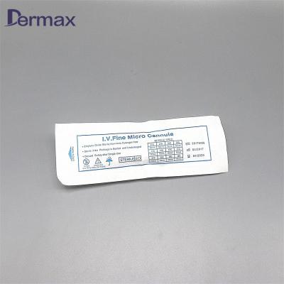 China blunt tip micro cannula needle for fillers cannula piercing needle for sale