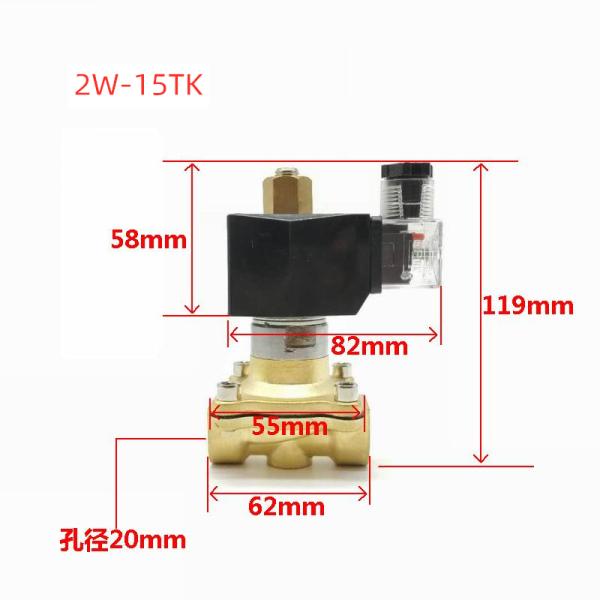 Quality 2W normally open direct-acting solenoid valve for sale
