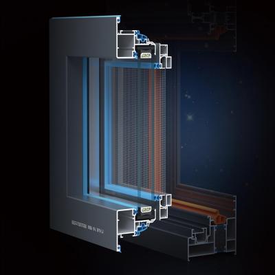 China Window Solution Aluminium Energy Saving Double Glass Window with Sliding Opening Mode for sale