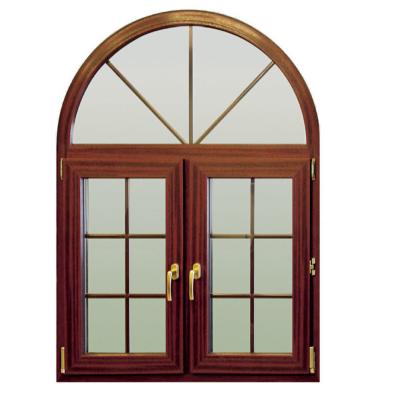 China Custom Design Louver Curtain Type French Aluminium Window with Arch Door and Window for sale