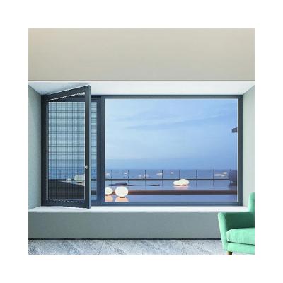 China Modern Design Smart Voice Control Window with Stainless Steel Screen Netting Material for sale