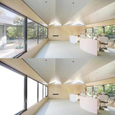 Cina Global Film Privacy Elettrico alluminio Smart Switchable porta scorrevole di vetro Rolling Pull in vendita