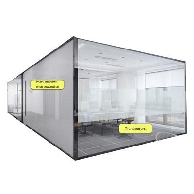 Cina Global Film Privacy Elettrico alluminio Smart Switchable porta scorrevole di vetro Rolling Pull in vendita