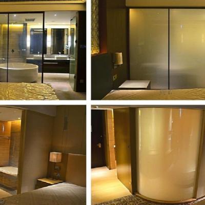 Cina Global Film Privacy Elettrico alluminio Smart Switchable porta scorrevole di vetro Rolling Pull in vendita
