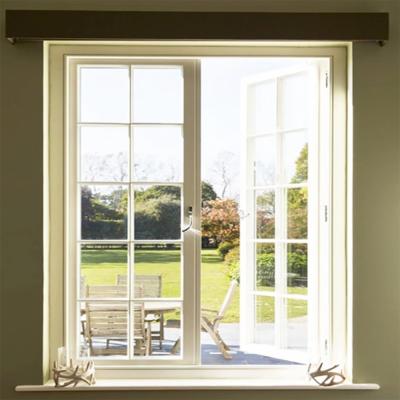 China Custom Design UPVC PVC Windows With 70mm Window Frame Width for sale