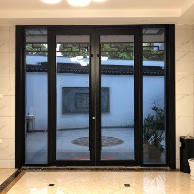 China Modern Design Aluminium Soundproof Frame Spring Door for Push and Pull Opening Method for sale