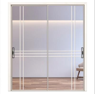 중국 커스터마이징 가능한 10 봉쇄 계층 알루미늄 슬라이딩 유리 문 창문 프레임 너비 70mm 판매용