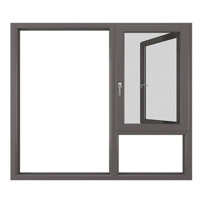 China Modern Design Style SKATE Original Hardware Aluminum Casement Windows for Custom Home for sale