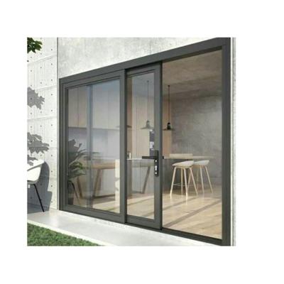 China SKATE Double Glazed Aluminium Alloy Sliding Door with 35dB Sound Insulation Coefficient for sale