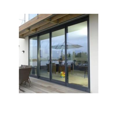 China SKATE Double Glazed Aluminium Alloy Sliding Door with 35dB Sound Insulation Coefficient for sale