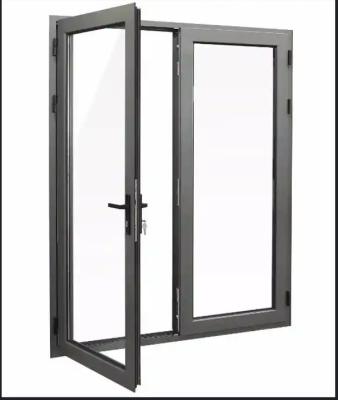 Cina Disegno minimalista porte impermeabili in alluminio per il metodo di apertura swing in vendita
