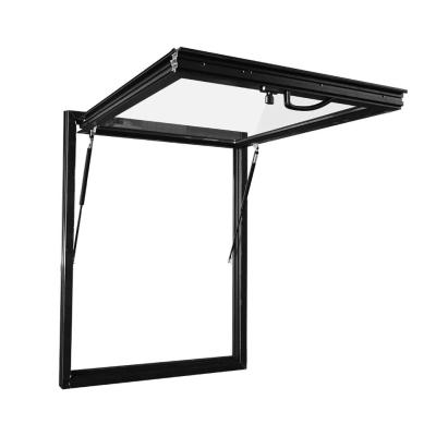 중국 브로크 브릿지 알루미늄 프로필 오스트레일리아 표준에 따라 상단 헝킹 및 아우닝 윈도우 판매용