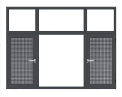 중국 현대적인 주거용 알루미늄 캐시먼트 창문 8 위 봉인 및 304 스테인레스 스틸  Mesh 판매용