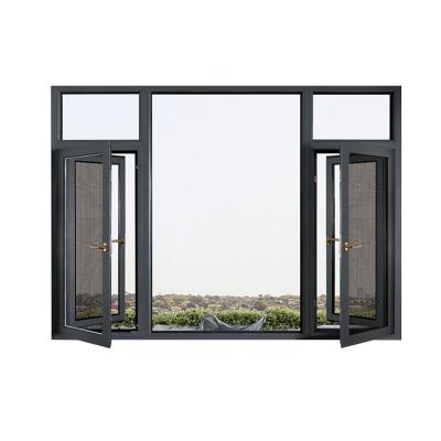 중국 현대적인 방수 알루미늄 합금 캐시먼트 창문 9 레벨 풍압 저항 판매용