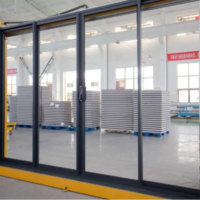 Cina Porta scorrevole larghezza 70 mm a prova di uragano, porta elevatrice e porta scorrevole in alluminio in vendita