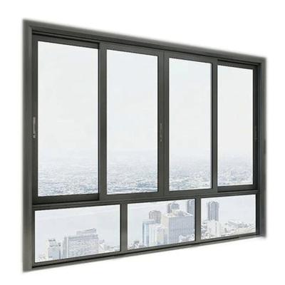 China Customized Aluminum Sliding/Tilt and Turn House Windows Big Pretty Design Energy Efficien for sale