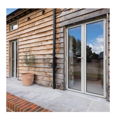 중국 크레이트 내부 열 차단 캐시먼트 문 넓은 스윙 프레임과 이중 유리 판매용